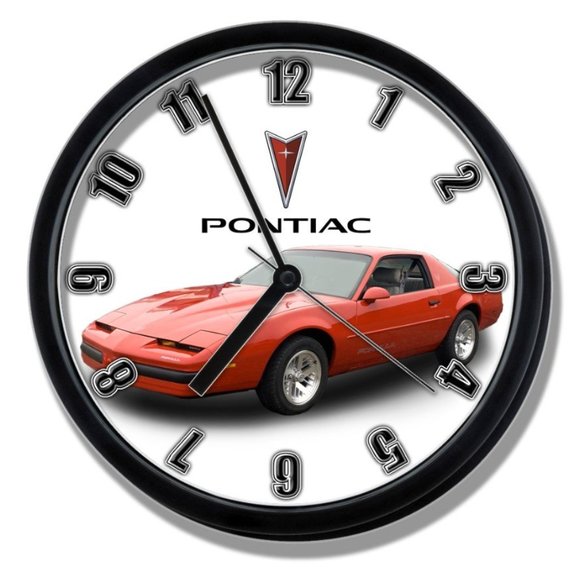 Clock | Wall Decor | Pontiac Firebird Red Wall Clock New | Poshmark